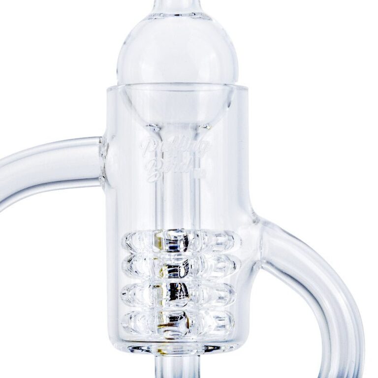 Diamond Knot Loop Recycler Quartz Banger - Puffing Bird
