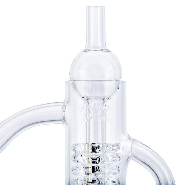 Diamond Knot Loop Recycler Quartz Banger - Puffing Bird