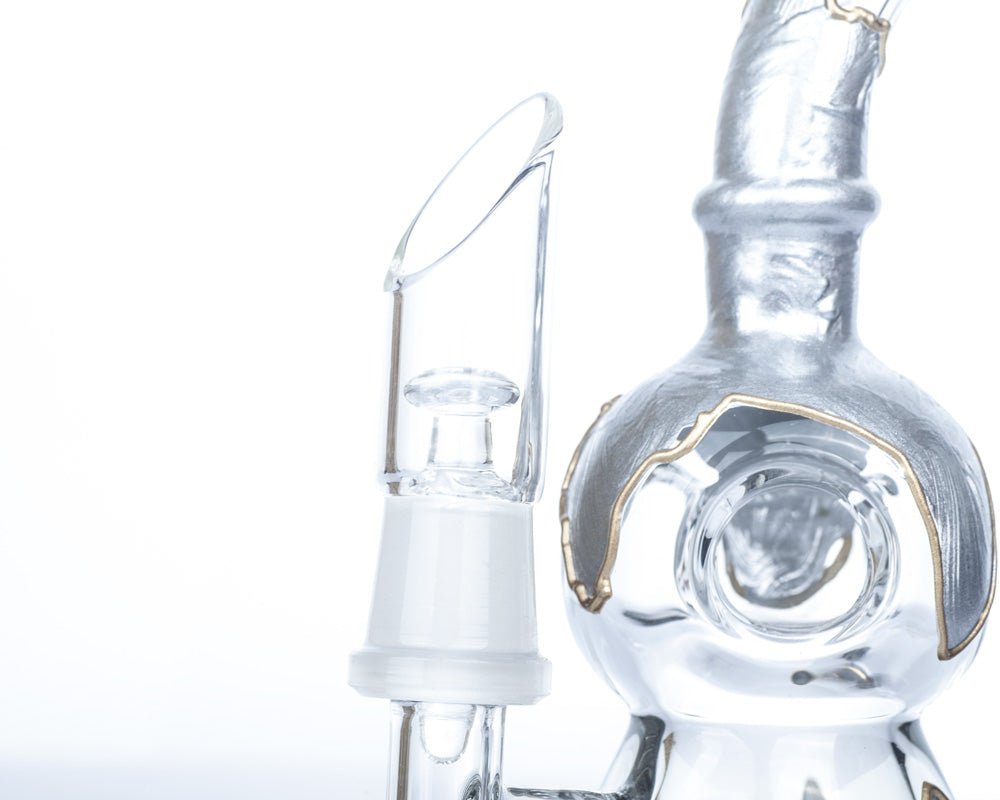 7.5" Donut Honeycomb Dab Rig - Puffing Bird