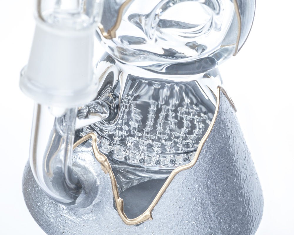 7.5" Donut Honeycomb Dab Rig - Puffing Bird