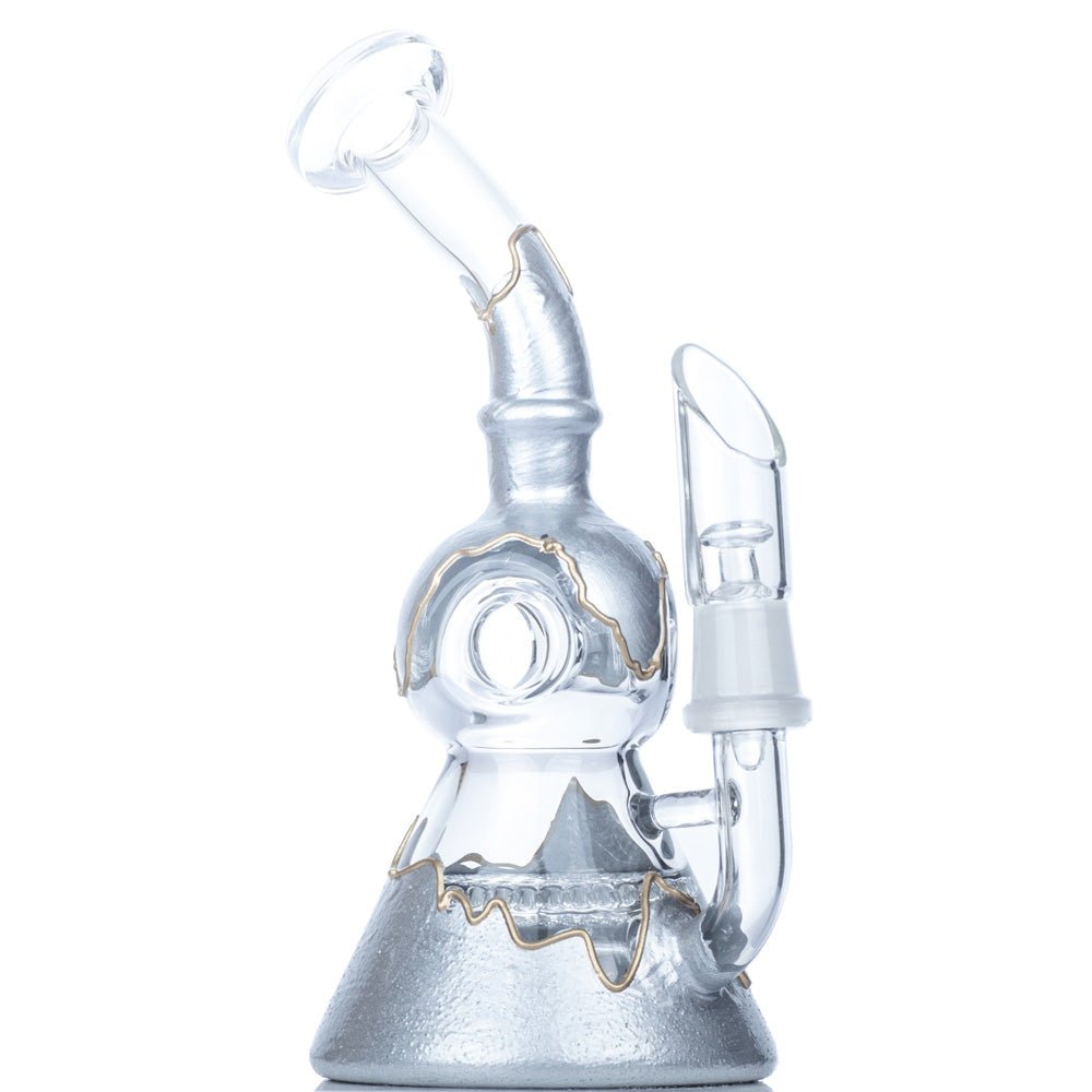 7.5" Donut Honeycomb Dab Rig - Puffing Bird