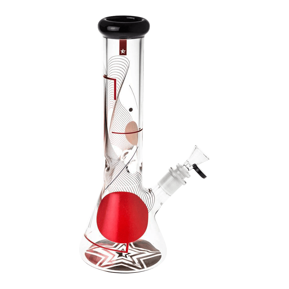 Famous Design "GOA" Beaker Bong - Puffing Bird