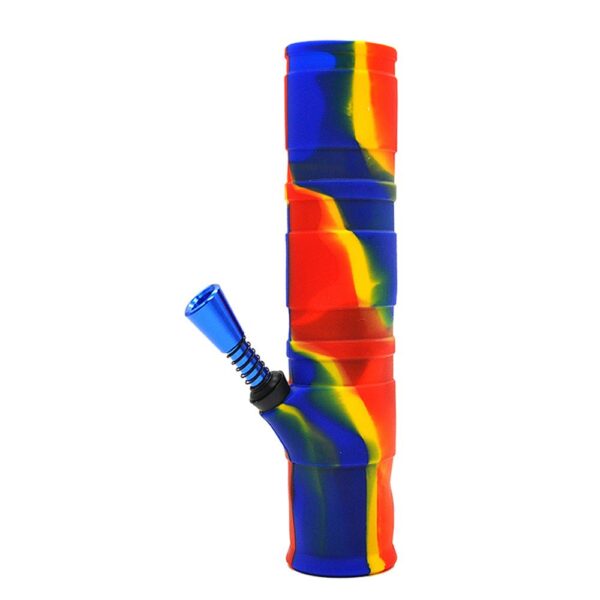 7.8“ Foldable Silicone Camouflage Bong - Puffing Bird