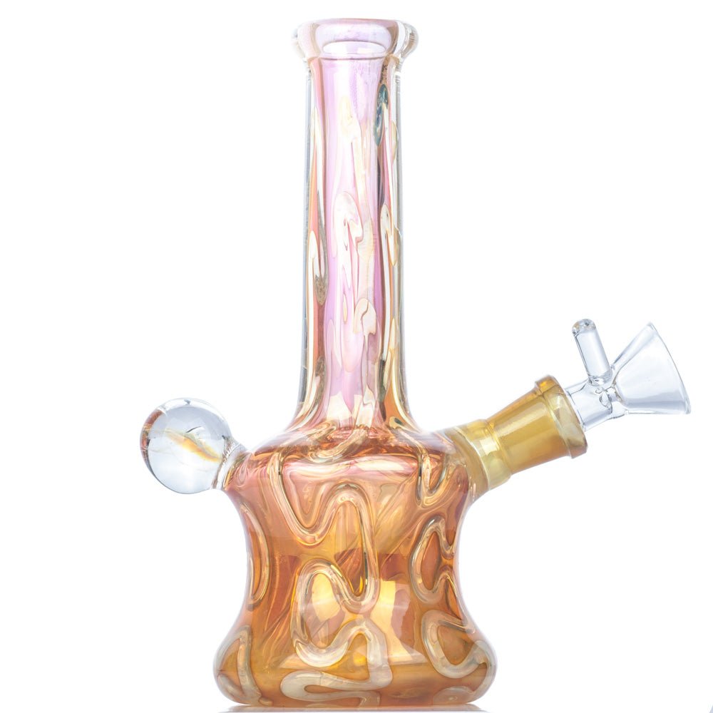 6" Fumed Extra Thick Mini Dab Rig - Puffing Bird