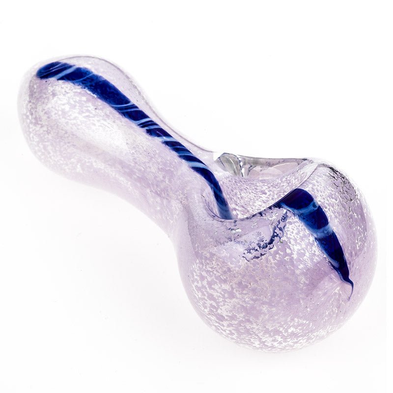 Girly Fumed Glass Spoon Pipe - Puffing Bird