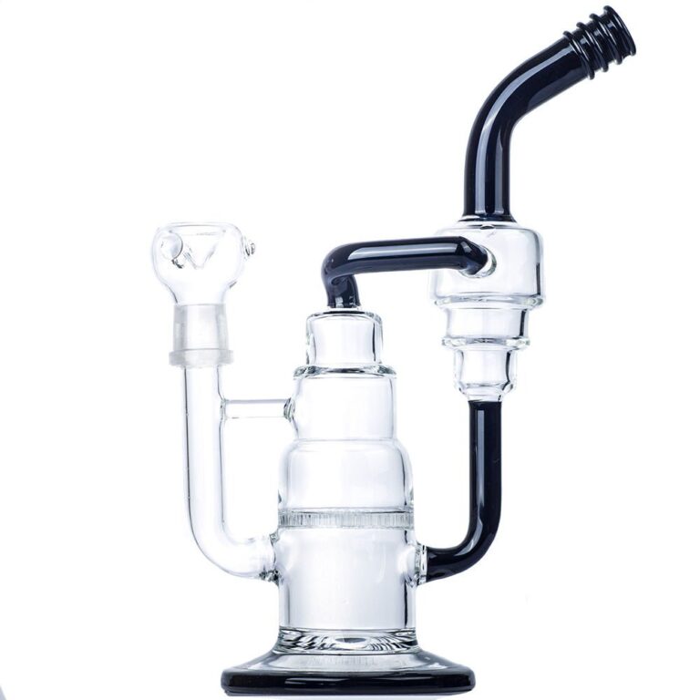 Recycler Double Chamber Glass Bong - Puffing Bird