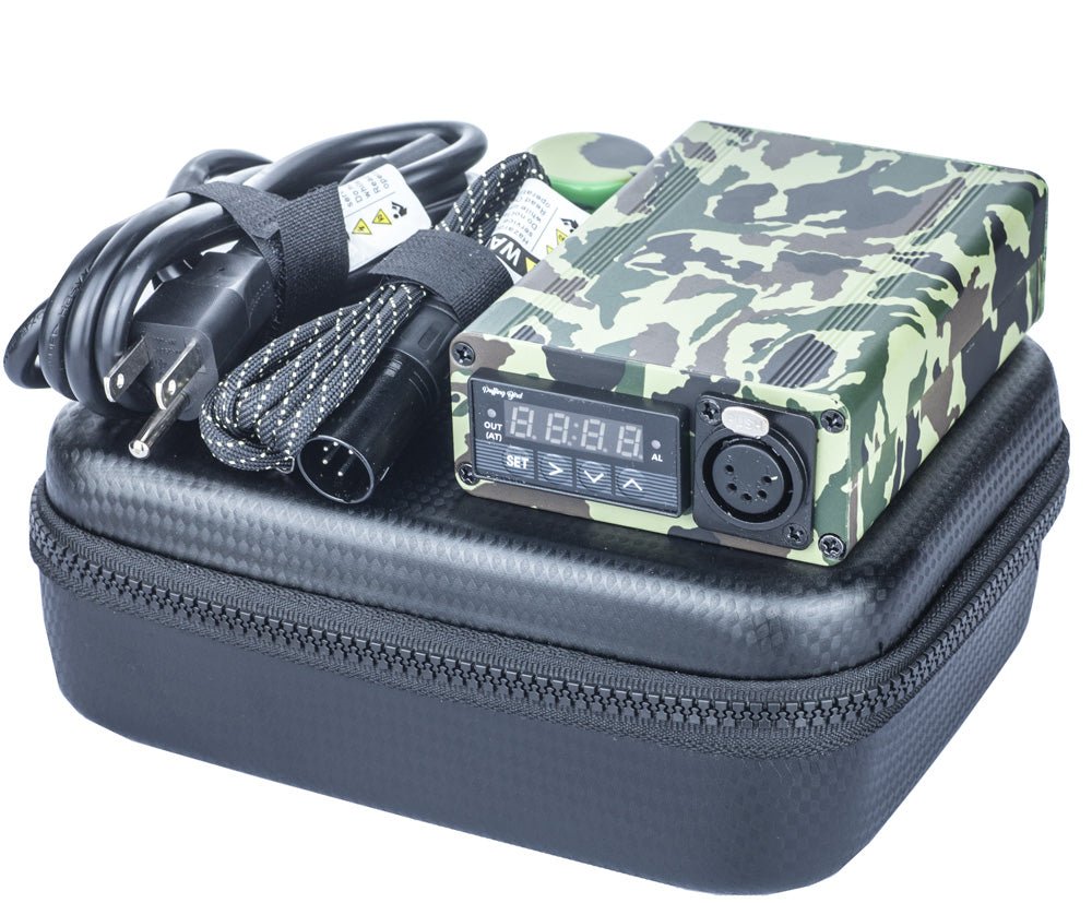 Green Camouflage Quartz Enail Dab Kit - Puffing Bird