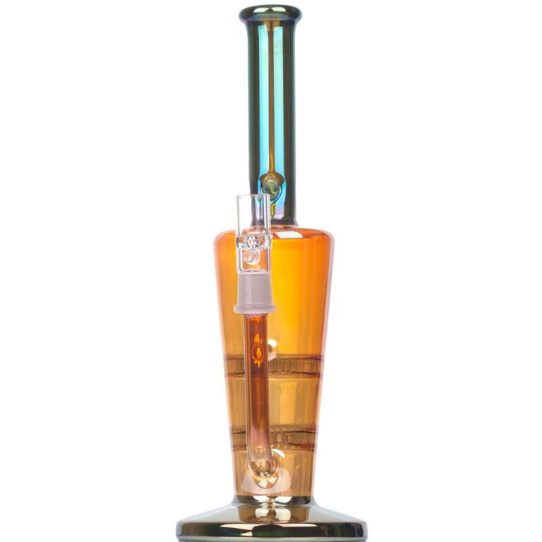 10" Gradient Honeycomb Perc Bong - Puffing Bird