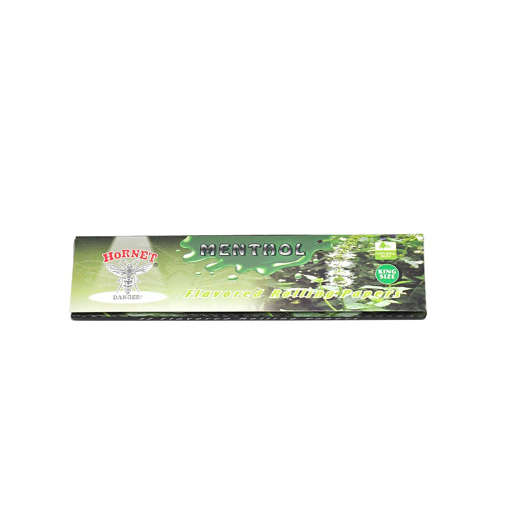 Hornet Menthol Flavored Rolling Paper Box of 25 Booklets/800 sheets ...