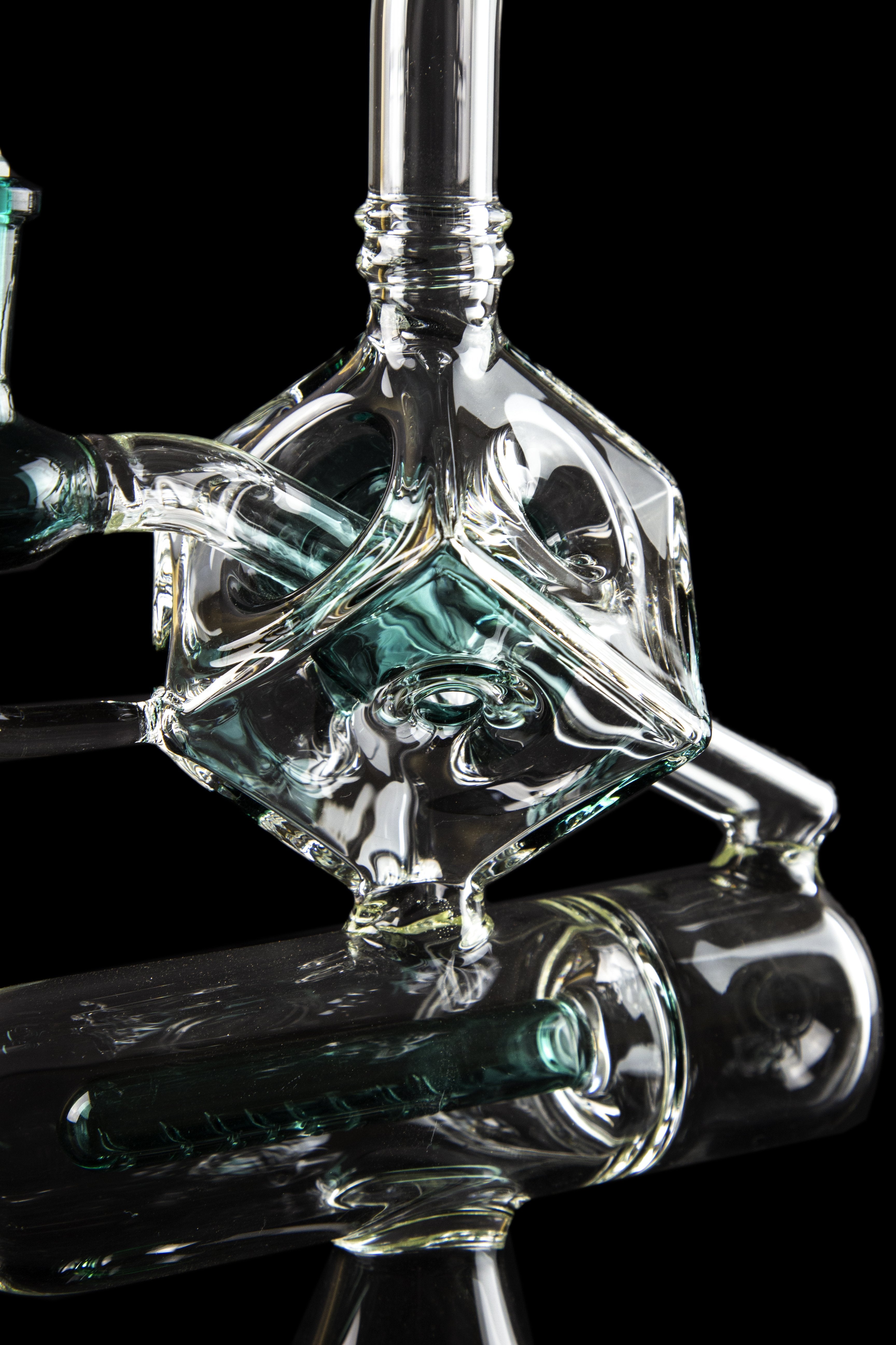 The "Pandora" Inception Cube Capsule with Inline Perc - Puffing Bird