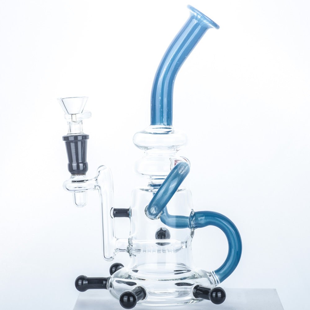 10" Maritime Theme Glass Bong - Puffing Bird