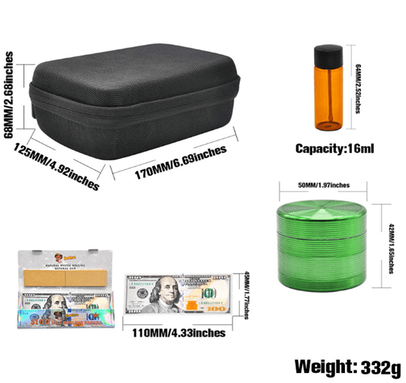 Mini Bong w/Silicone Pipe Portable Kit - Puffing Bird