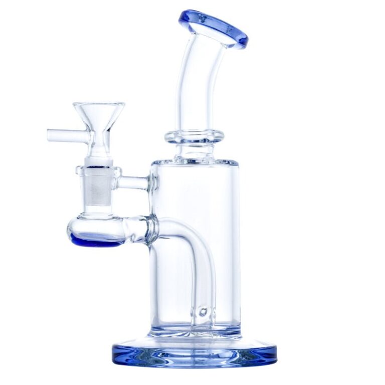 6" Mini Glass Water Dab Rig - Puffing Bird