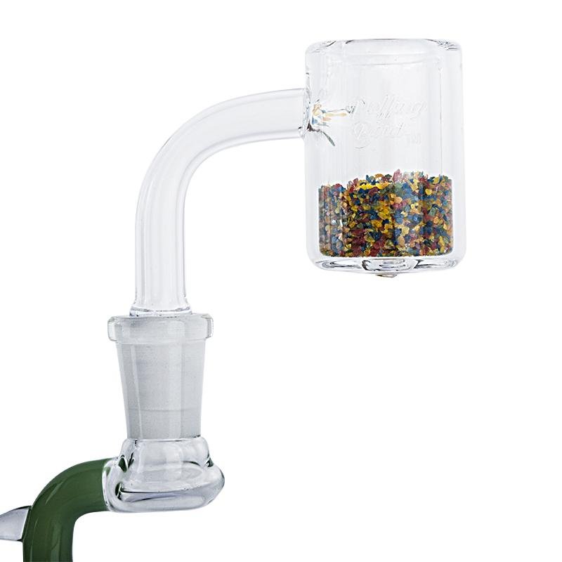 Mini Recycle Dab Rig w/ Thermochromic Banger Dabber Set - Puffing Bird