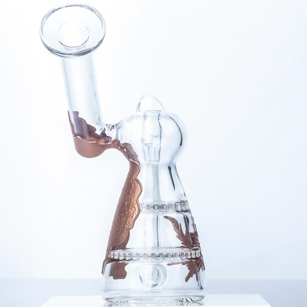 5" Maple Leaf Mini Dab Rig - Puffing Bird