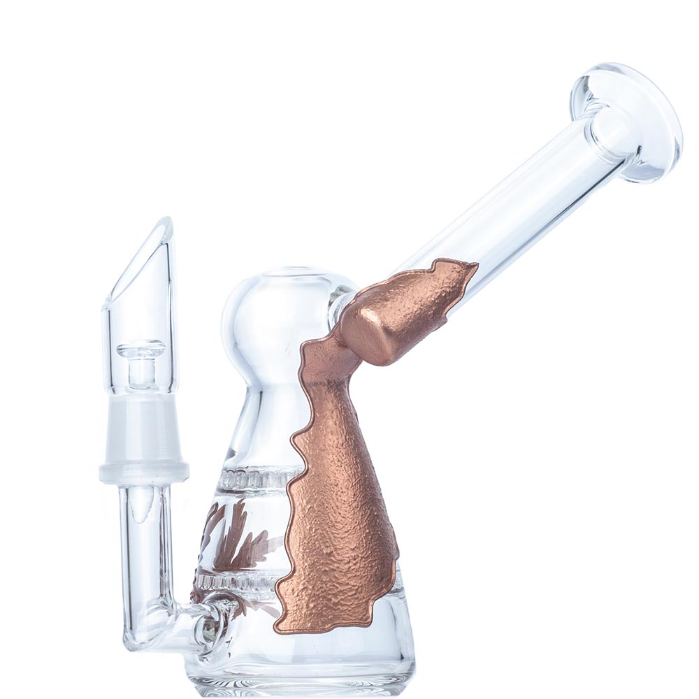 5" Maple Leaf Mini Dab Rig - Puffing Bird