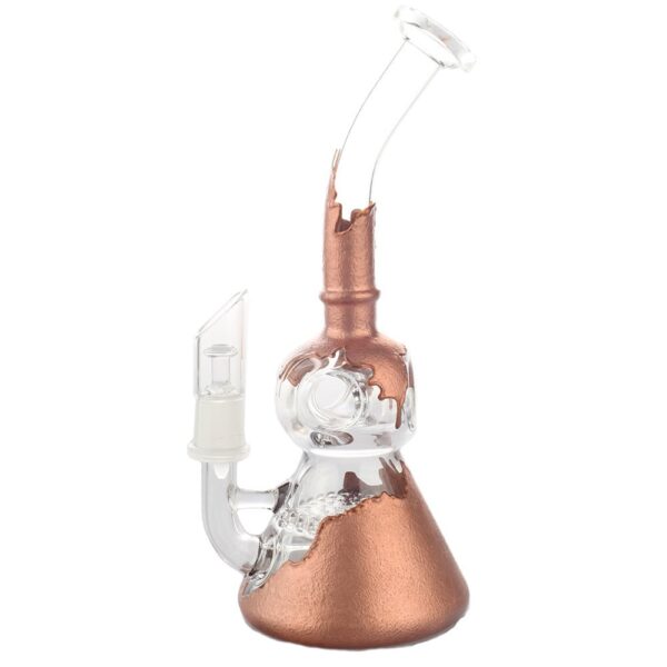 Quartz Enail W/ Honeycomb Perc Dab Rig Bundle - Puffing Bird