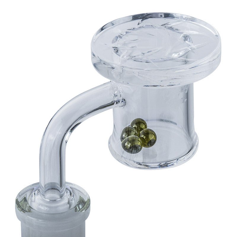 Pinwheel Quartz Channel Cap 40mm - Puffing Bird
