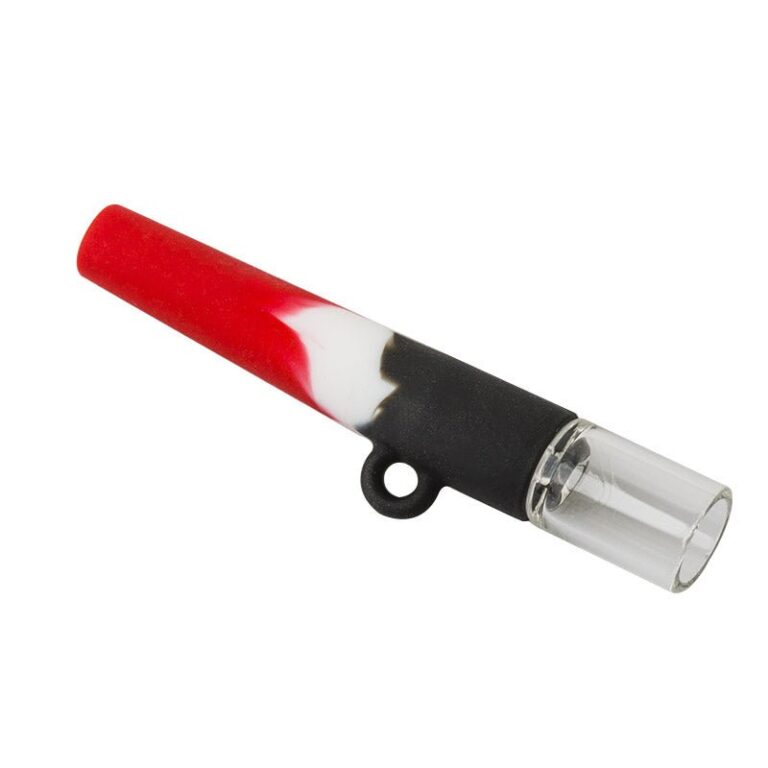 Portable Mini Silicone Hand Pipe With Glass Bowl - Puffing Bird