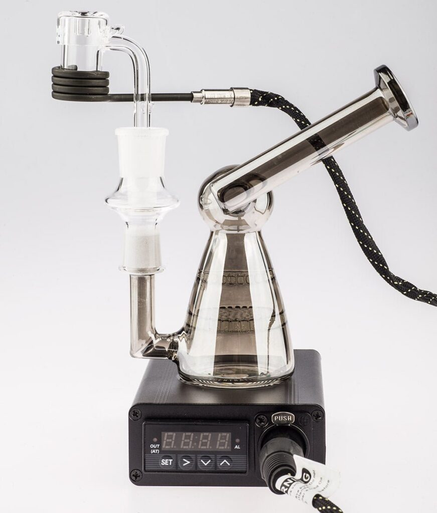 Quartz Enail W/ Salt Shaker Dab Rig Bundle - Puffing Bird