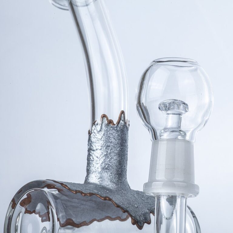 9" Double Chamber Recycler Dab Rig - Puffing Bird