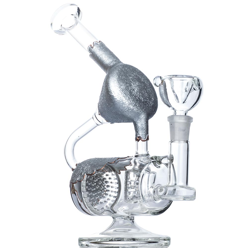 9" Multiple Perc Recycler Bong - Puffing Bird
