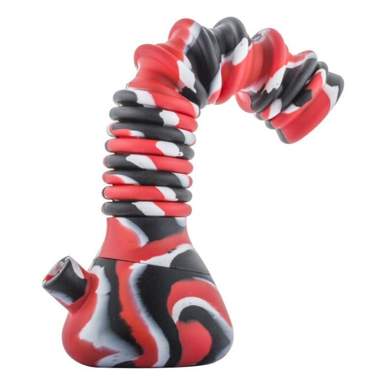 21" Silicone Collapsible Beaker Bong (Random Color) - Puffing Bird