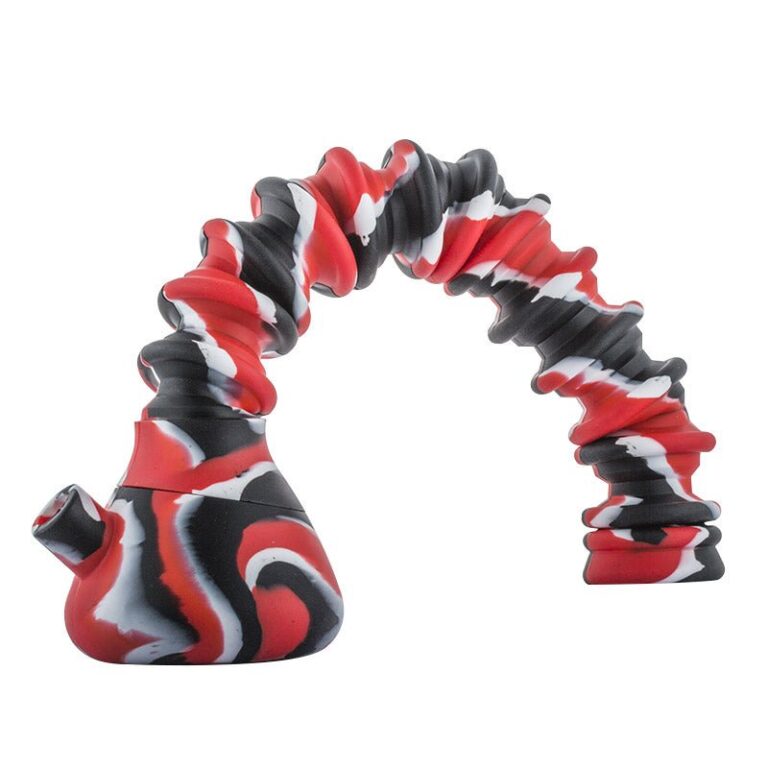 21" Silicone Collapsible Beaker Bong (Random Color) - Puffing Bird