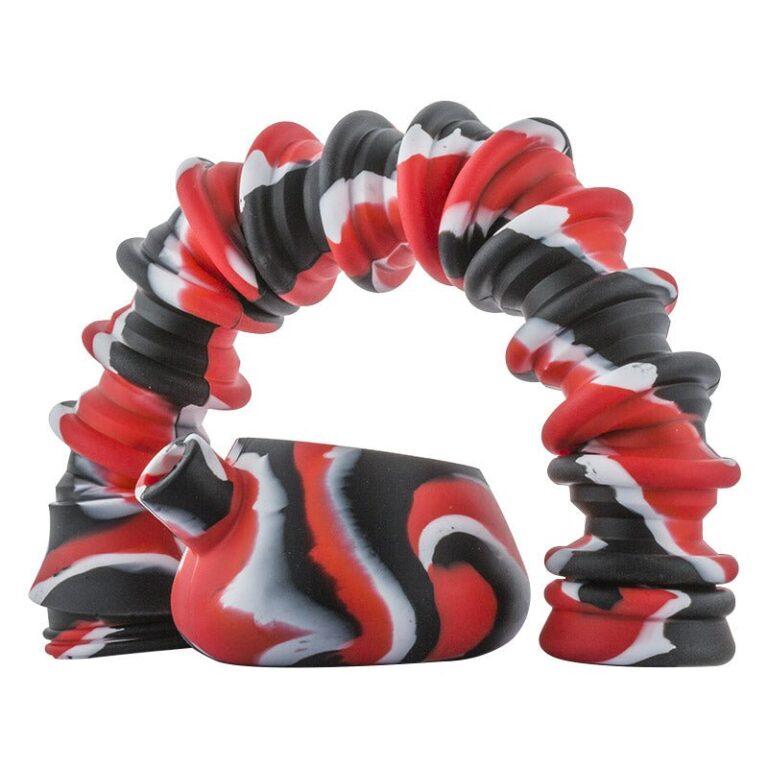 21" Silicone Collapsible Beaker Bong (Random Color) - Puffing Bird