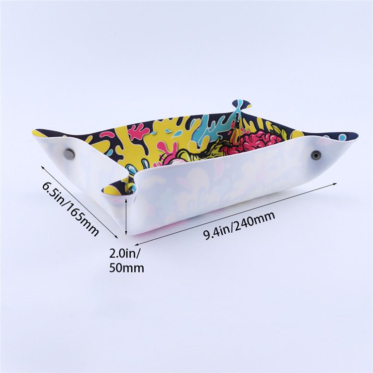 11"×8" Silicone Folding Dab Mat w/ Button - Puffing Bird