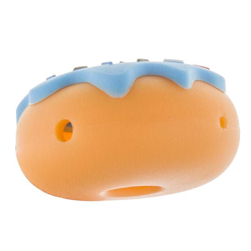 Silicone Keychain Donut Pipe (Random Color) - Puffing Bird