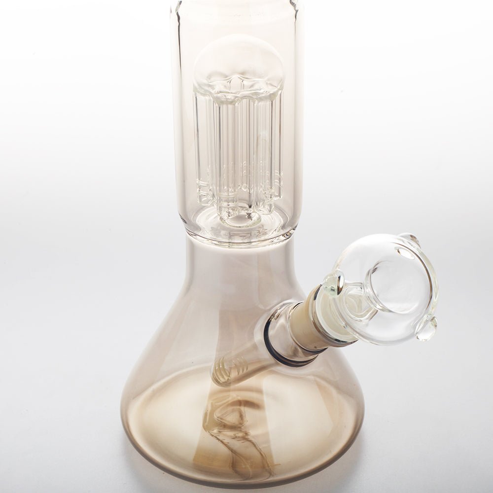 16" Colored Tree Perc Beaker Glass Bong - Puffing Bird