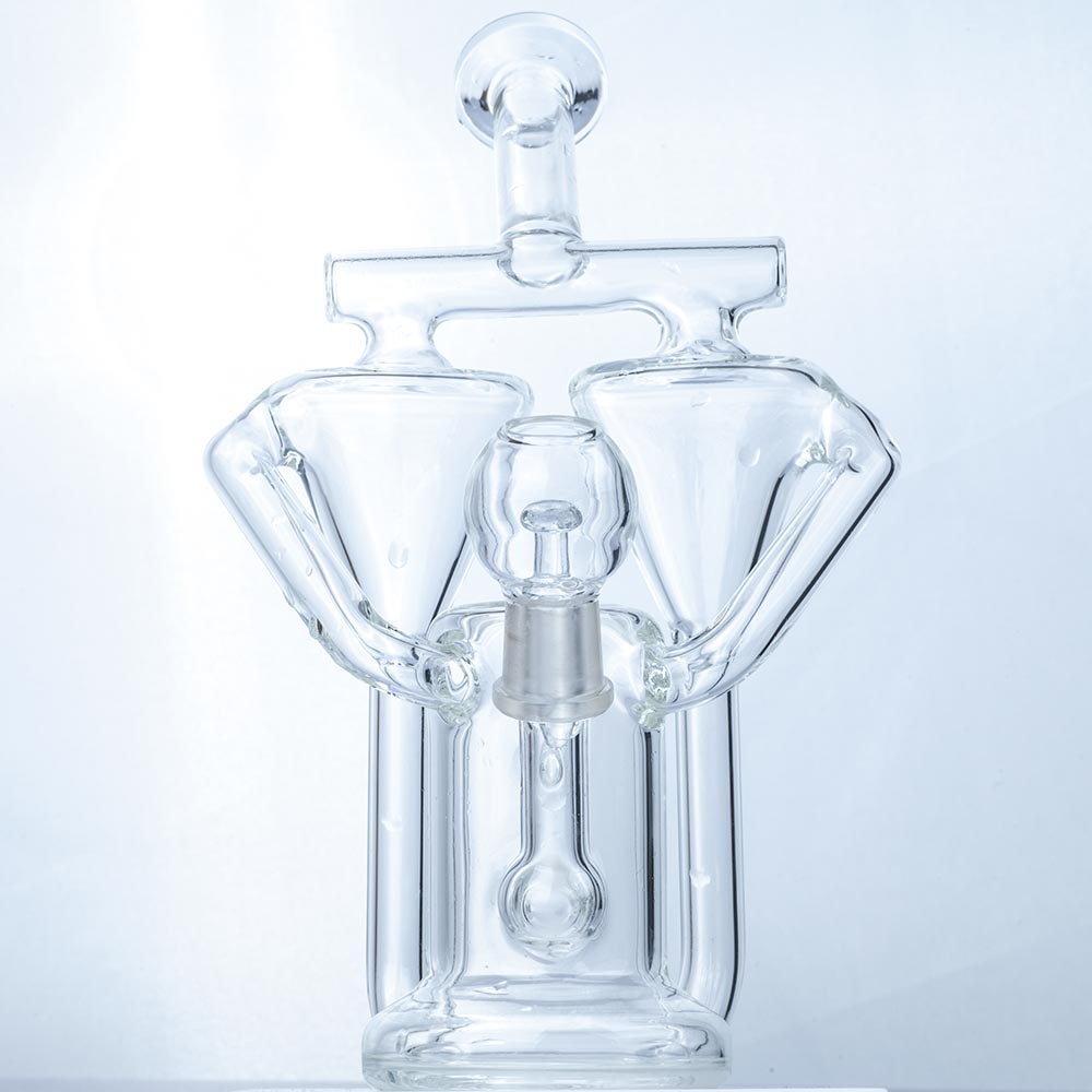 9" Triple Chamber Recycler Wax Rig - Puffing Bird