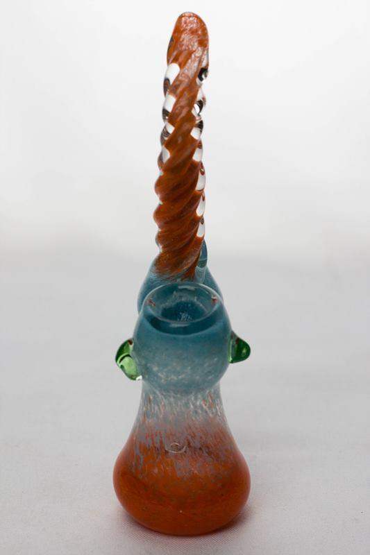 6" single chamber twist bubbler - Puffing Bird