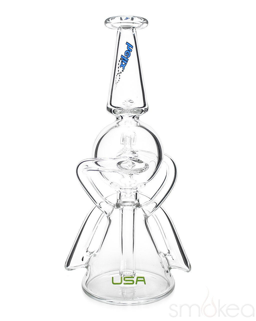 American Helix Titan Series Tiny Atlas Recycler Dab Rig - Puffing Bird