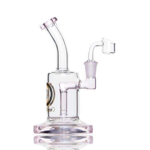 7 inch Dab Rig with grided Perc 14.5mm - Puffing Bird