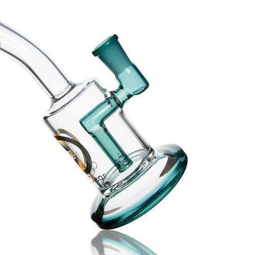 7 inch Dab Rig with grided Perc 14.5mm - Puffing Bird