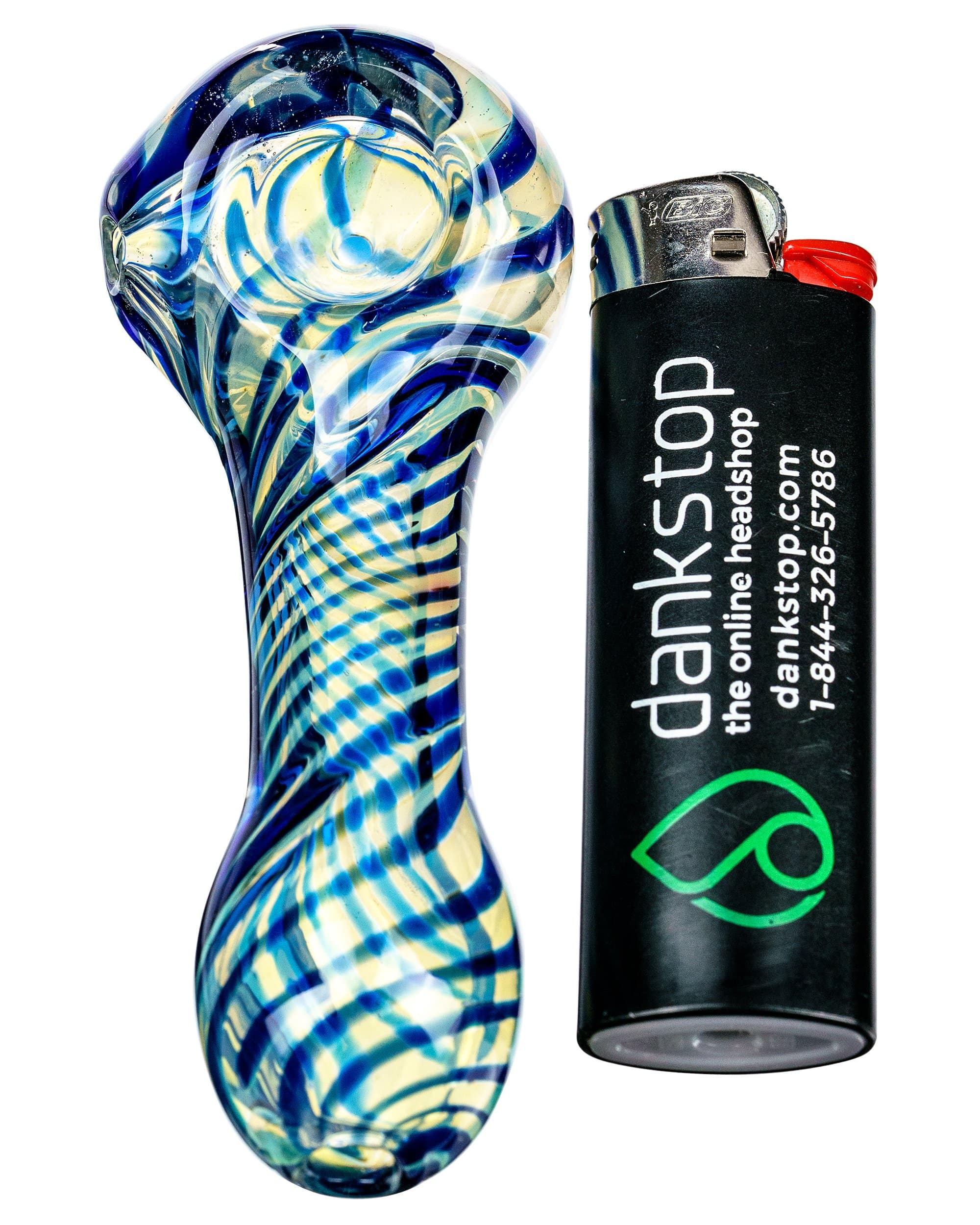 "Twisted Visions" Spoon Pipe - Puffing Bird
