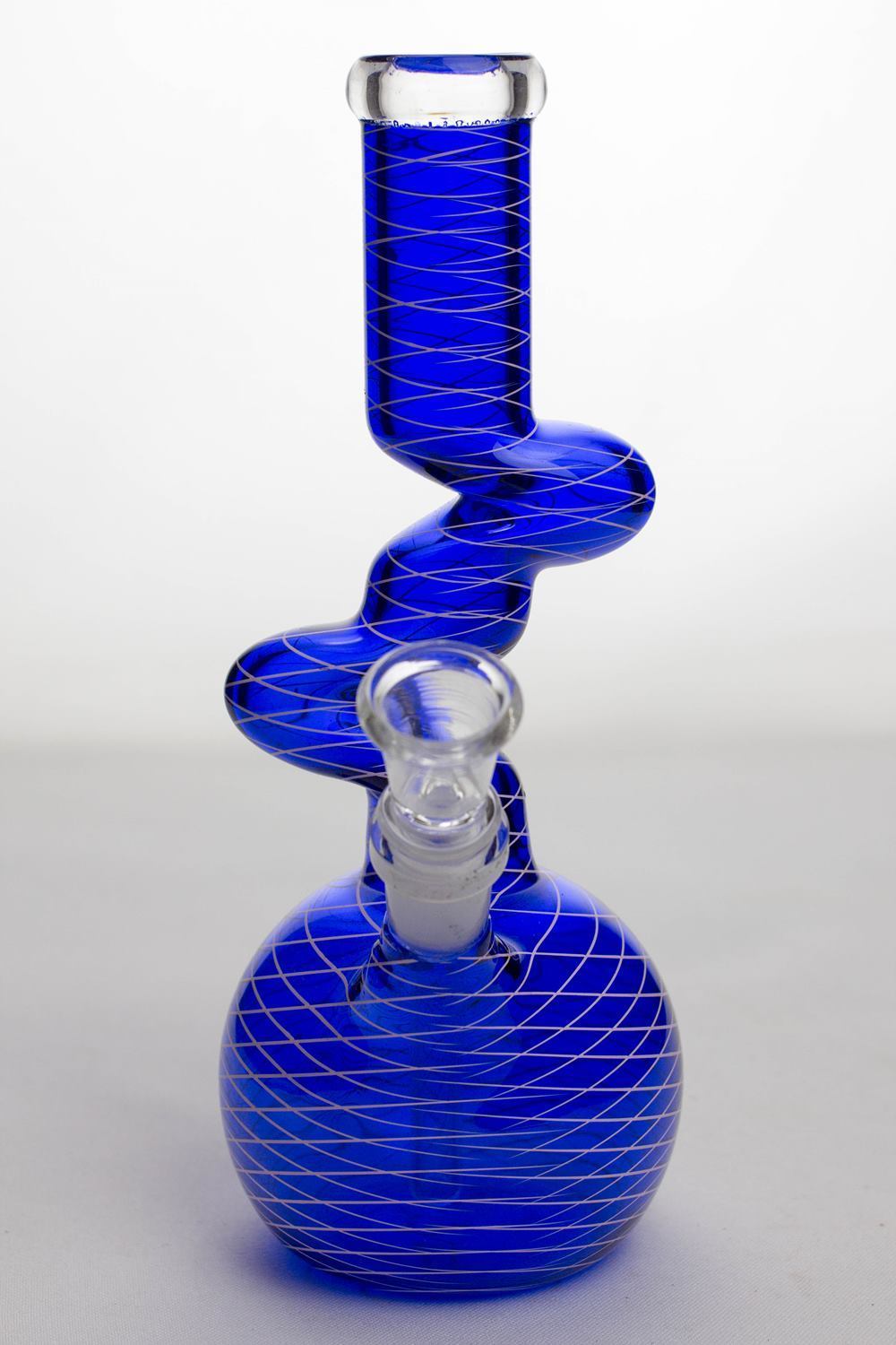 8" kink zong water pipe - Puffing Bird