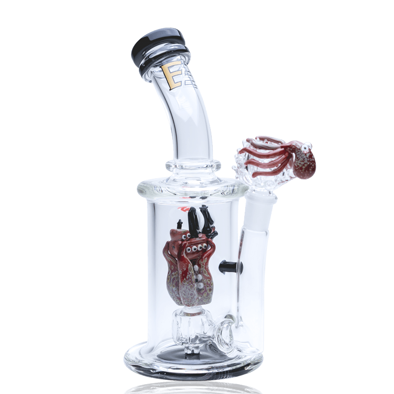 Empire Glassworks - Mini Rig - Kraken - Puffing Bird