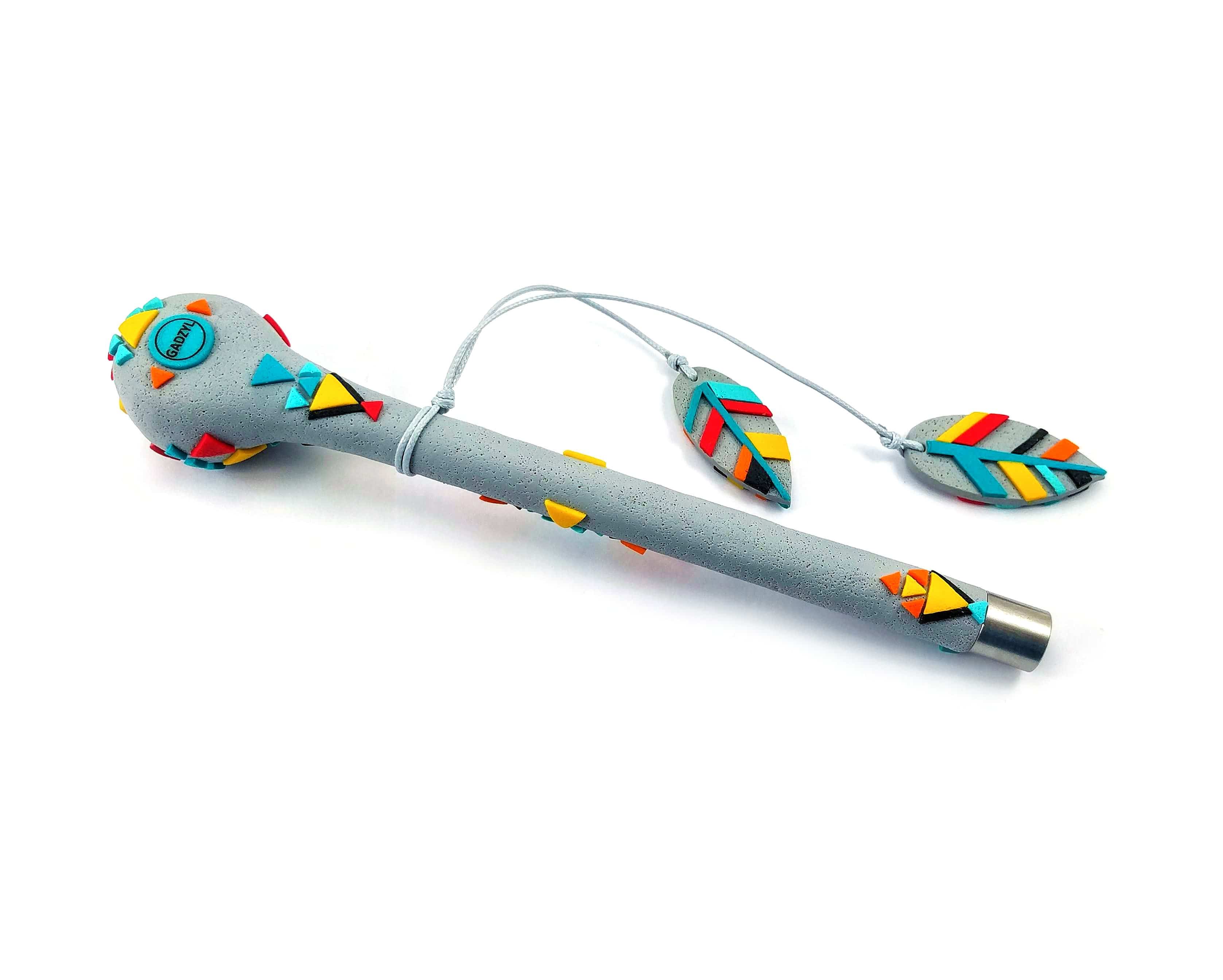 Gadzyl Long Aztec Metal Pipe - Puffing Bird