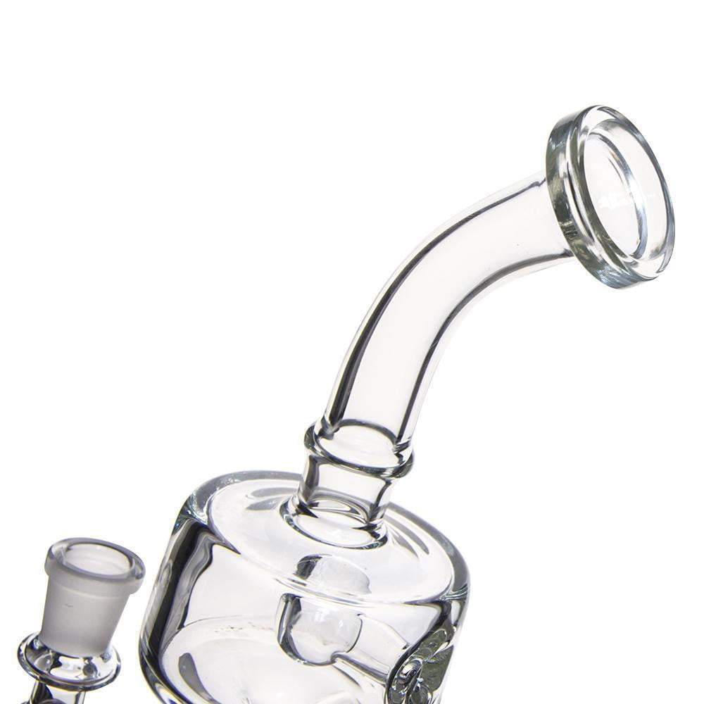 12" Swiss Perc Recycler Dab Rig - Puffing Bird