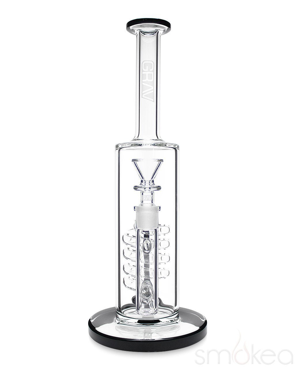 GRAV 12" Coil Showerhead Bong - Puffing Bird