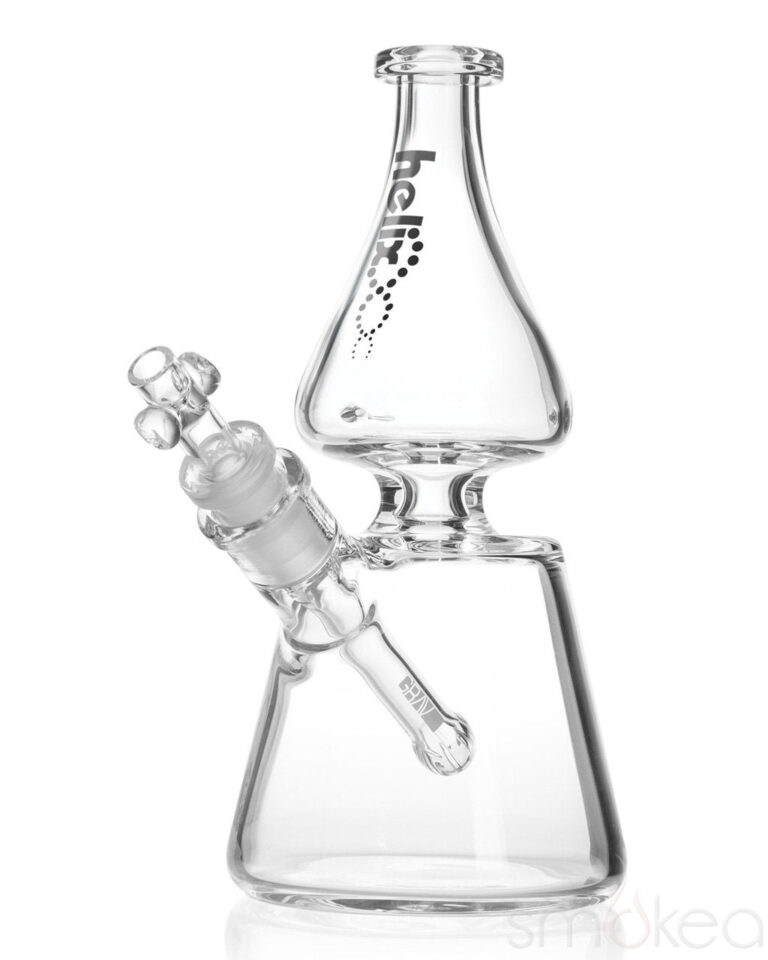 GRAV 8.75" Helix Beaker Bong - Puffing Bird