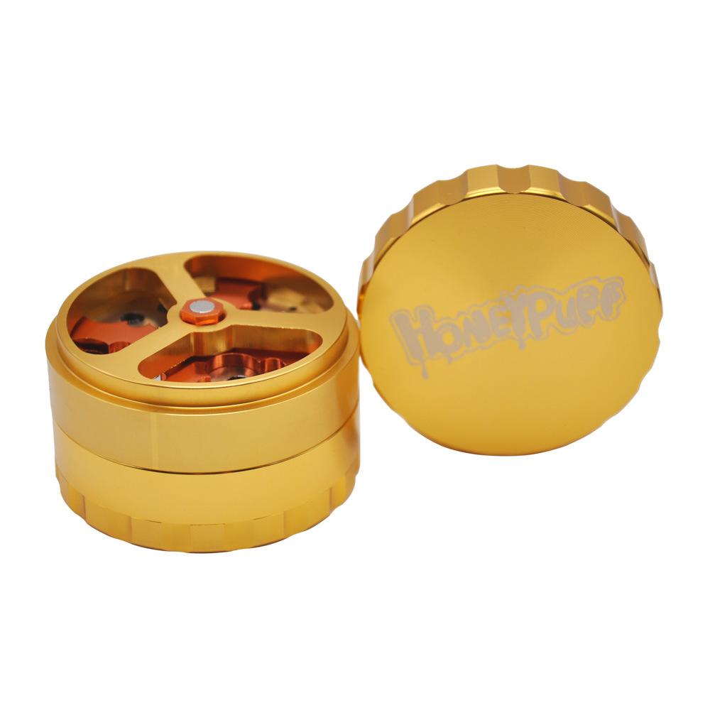 Honeypuff Blade Runner Herb Grinder 4 Layer 61 MM (3 Color) - Puffing Bird