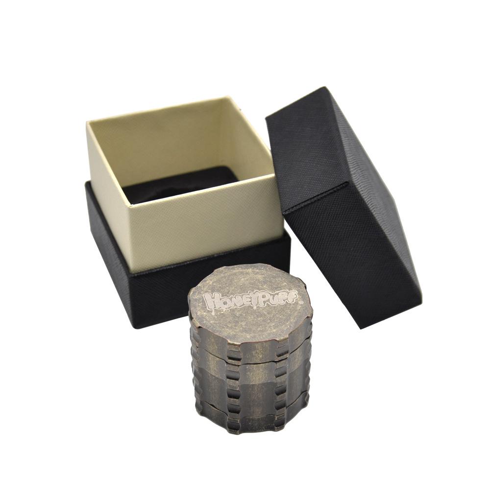 Zinc Alloy Copper Weed Grinder 4 Layer - Puffing Bird