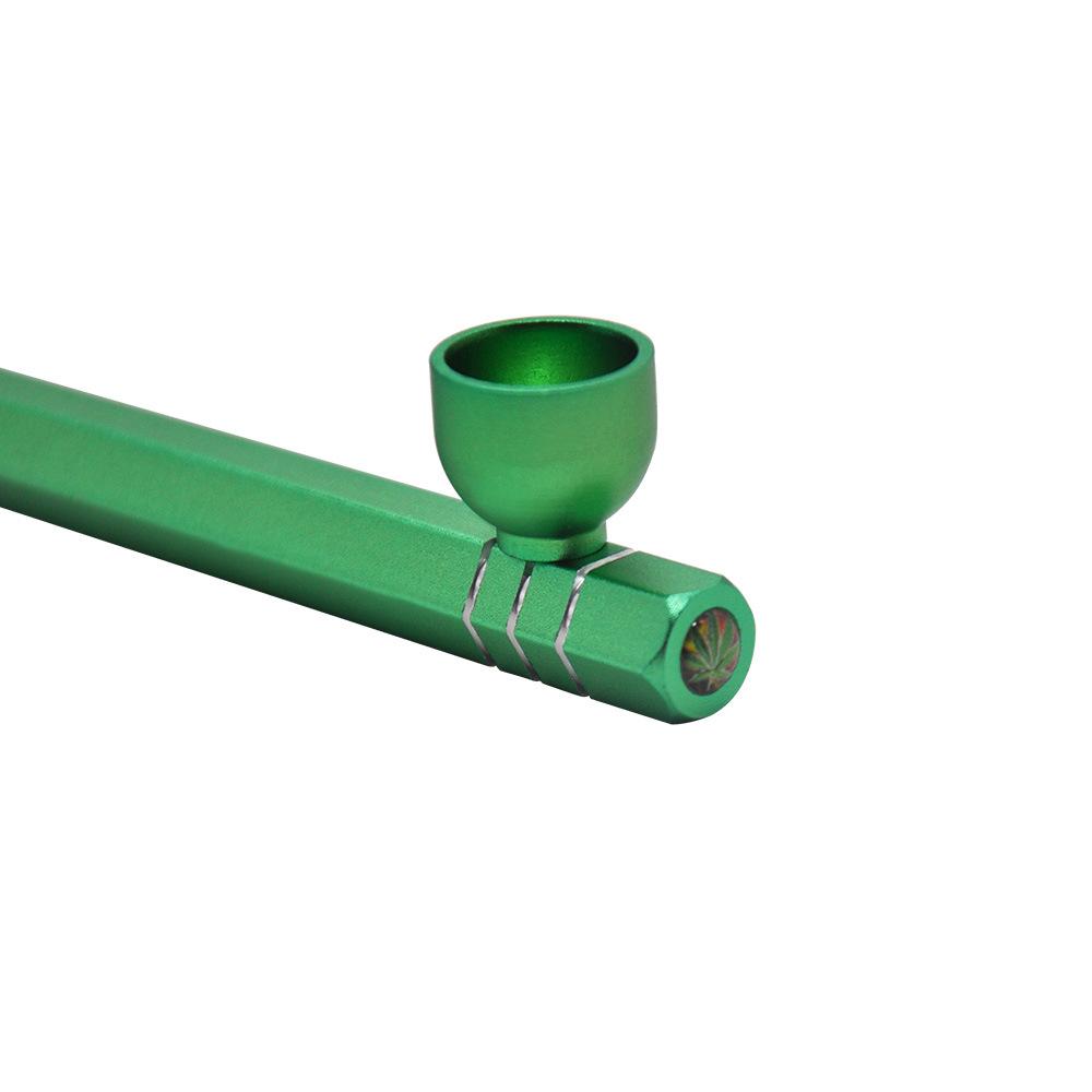 Pencil Shape Metal Pot Pipe - Puffing Bird