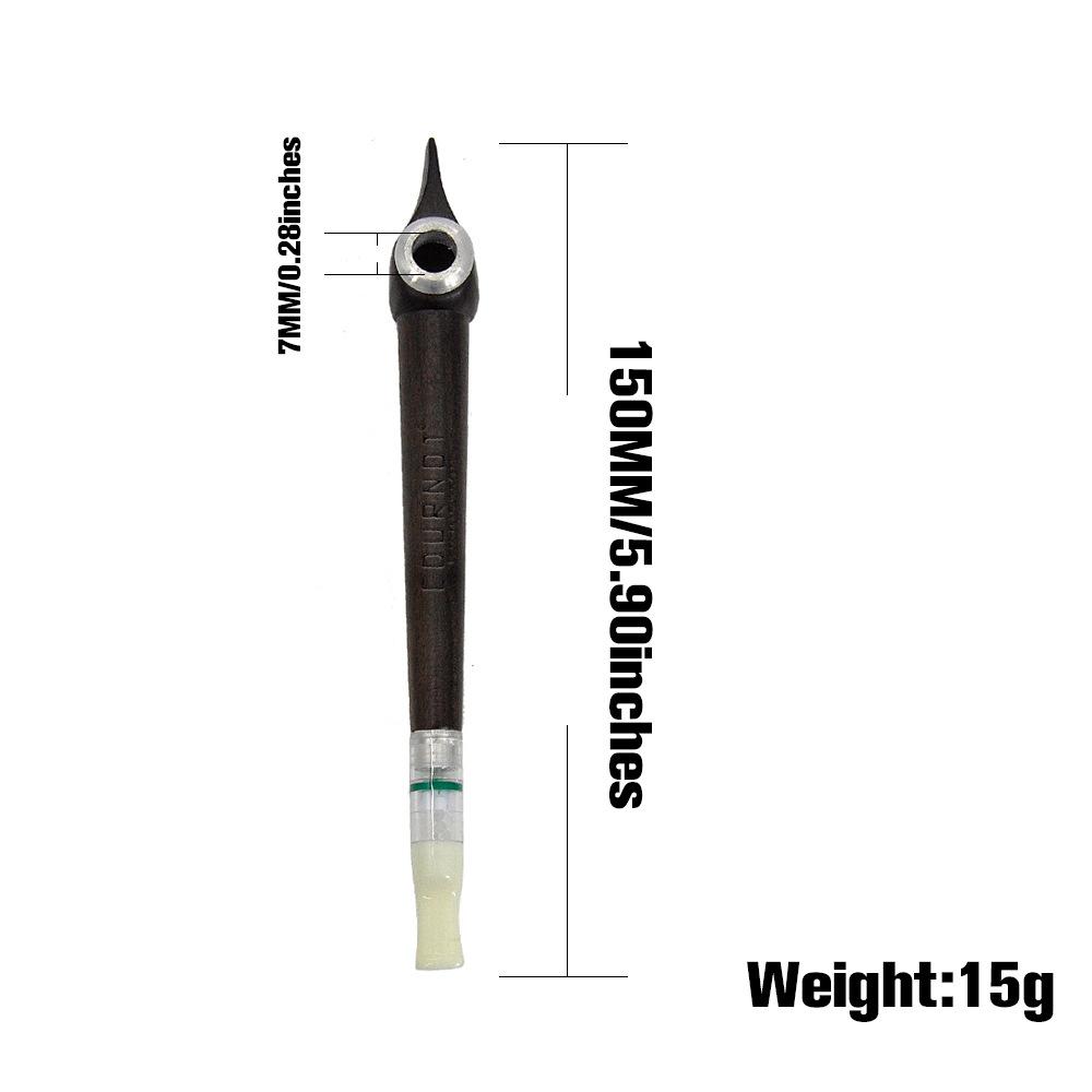 Rod Wooden Pipe w/ Acrylic Mouthpiece - Puffing Bird