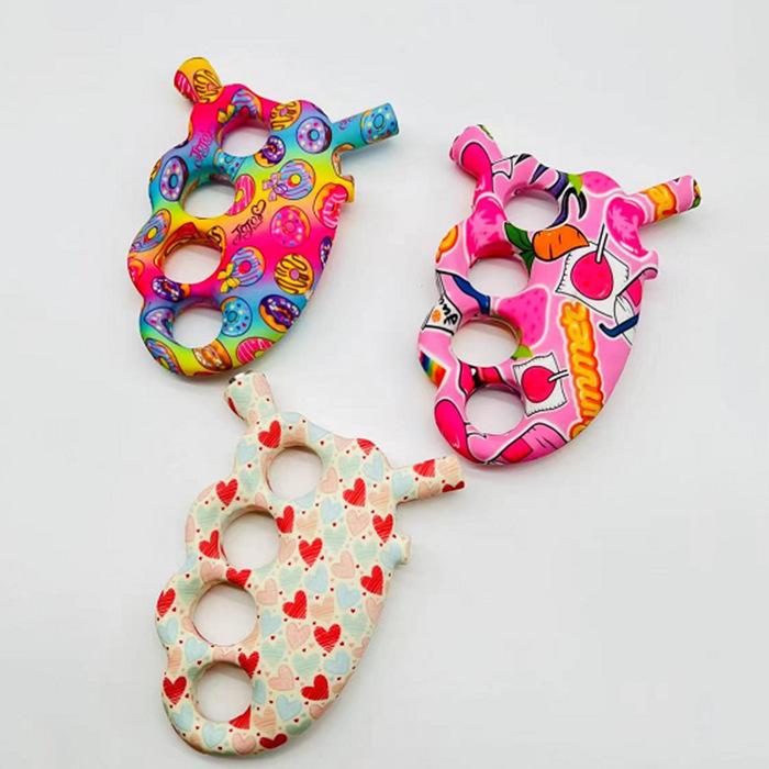 Plastic Knuckle Bubbler Pipe - Puffing Bird