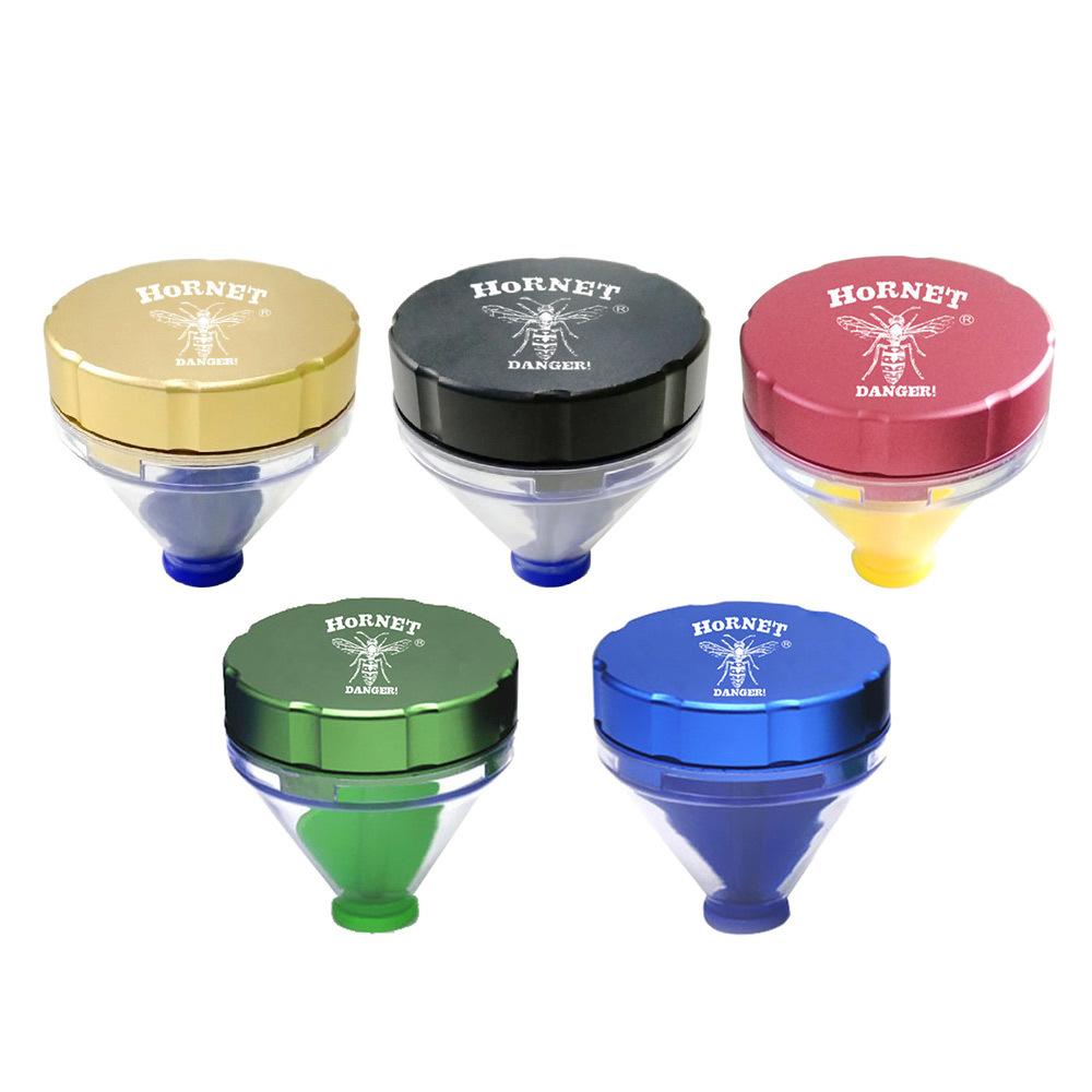 Funnel Aluminum Alloy Weed Grinder 2 Layer - Puffing Bird
